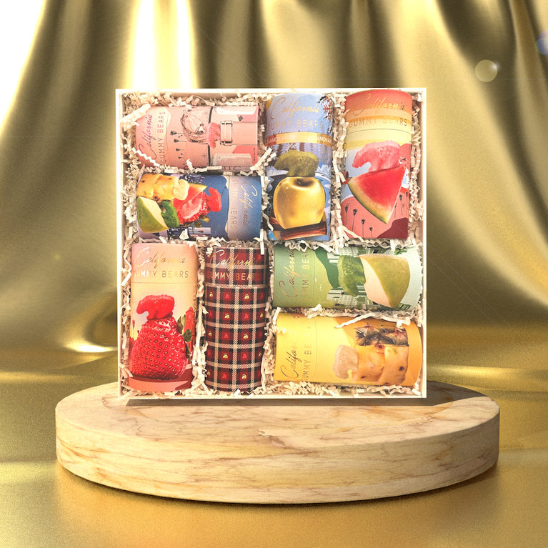 Sour & Plant-Based Gummy Bears - Gift Box Set - California Made ...
